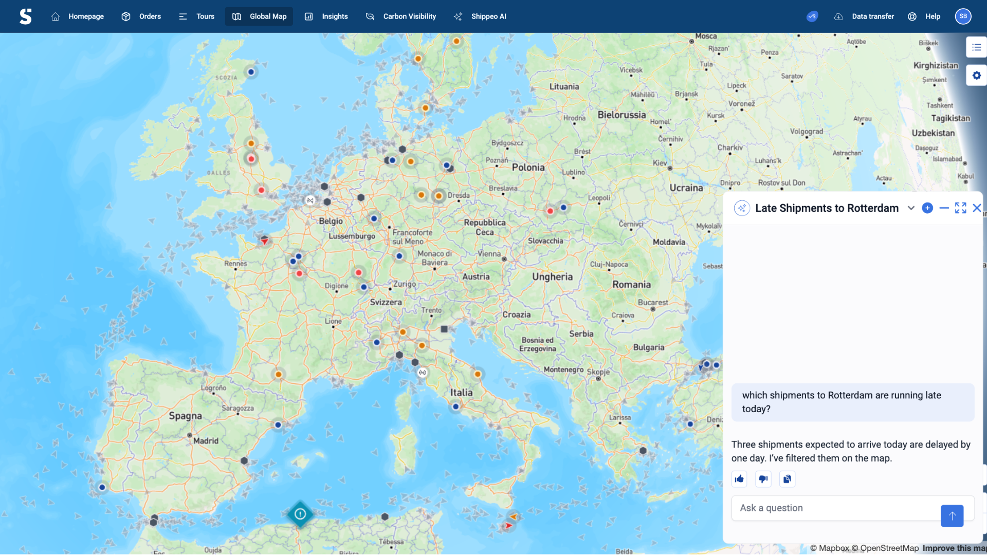 Shippeo startet „Shippeo AI“ - Press releases | Shippeo